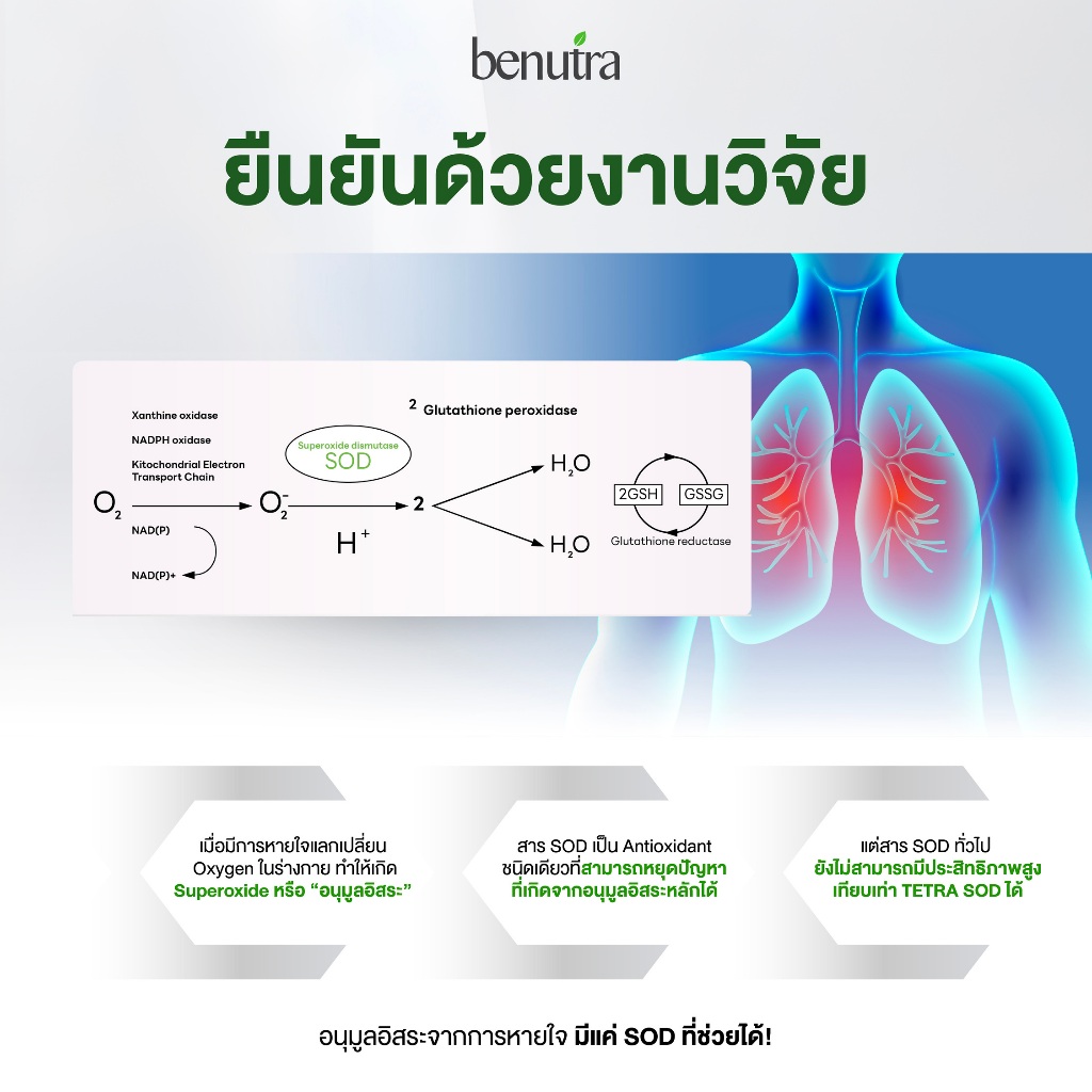 Benutra Tetra SOD with Asta + CoQ10 เตตระ เอสโอดี วิท แฮสต้า พลัส โคคิว ...