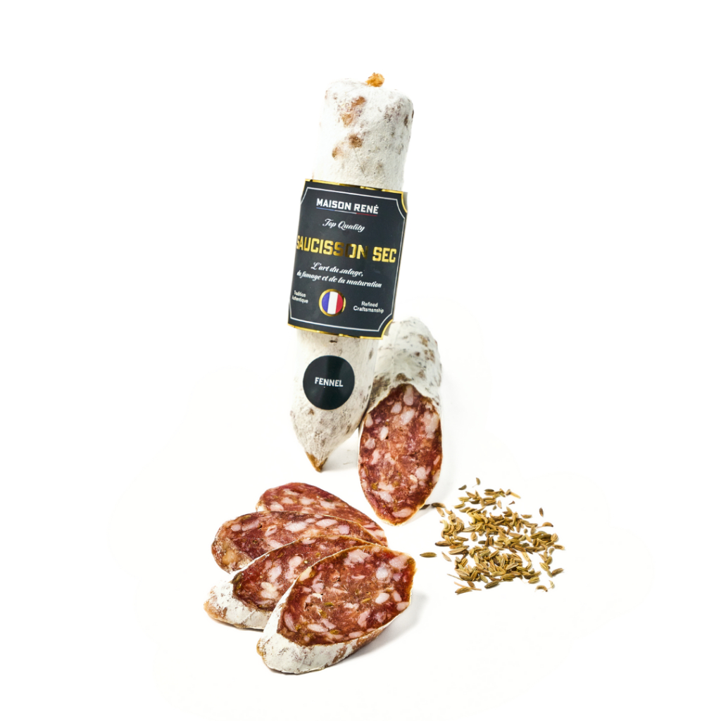 Saucisson sec with fennel 120g Pure porc, FINOCCHIONA Made in Thailand ...