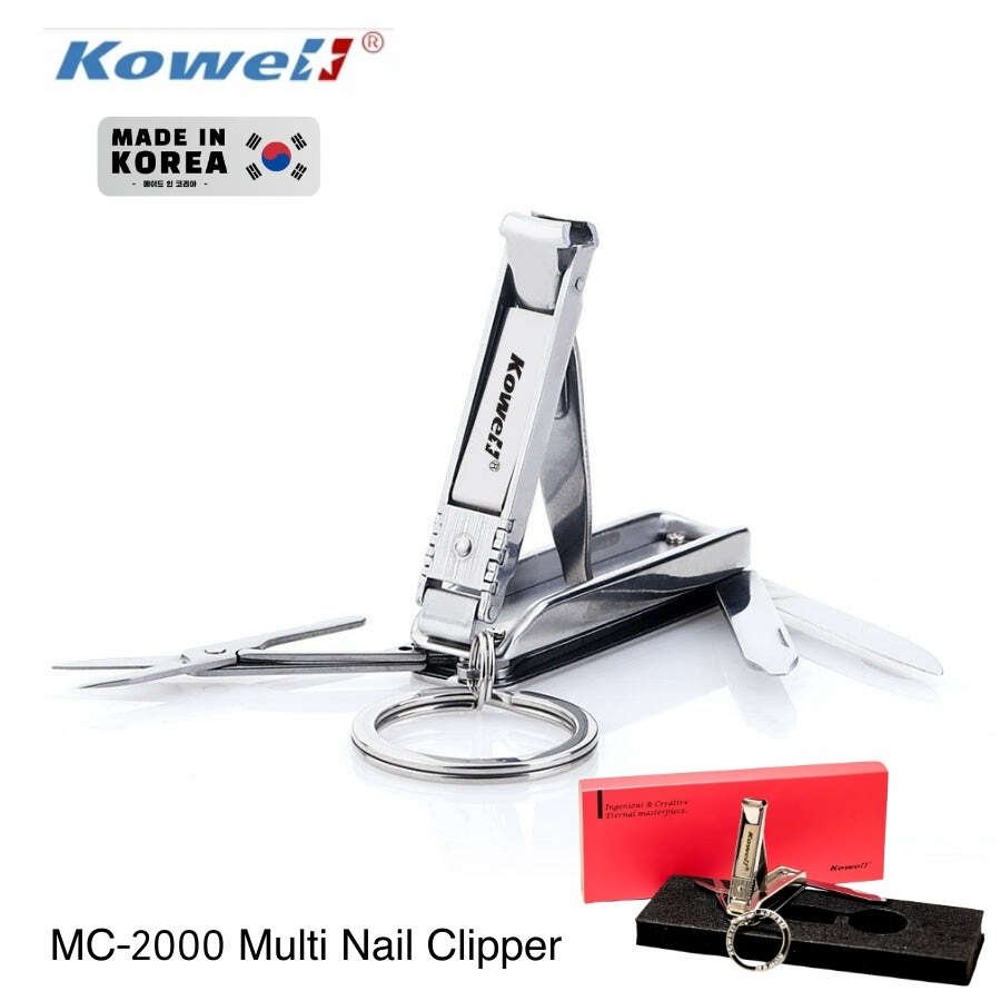 กรรไกรตัดเล็บพับได้ Kowell Multi Tool Nail Clipper MC-2000 | Shopee ...