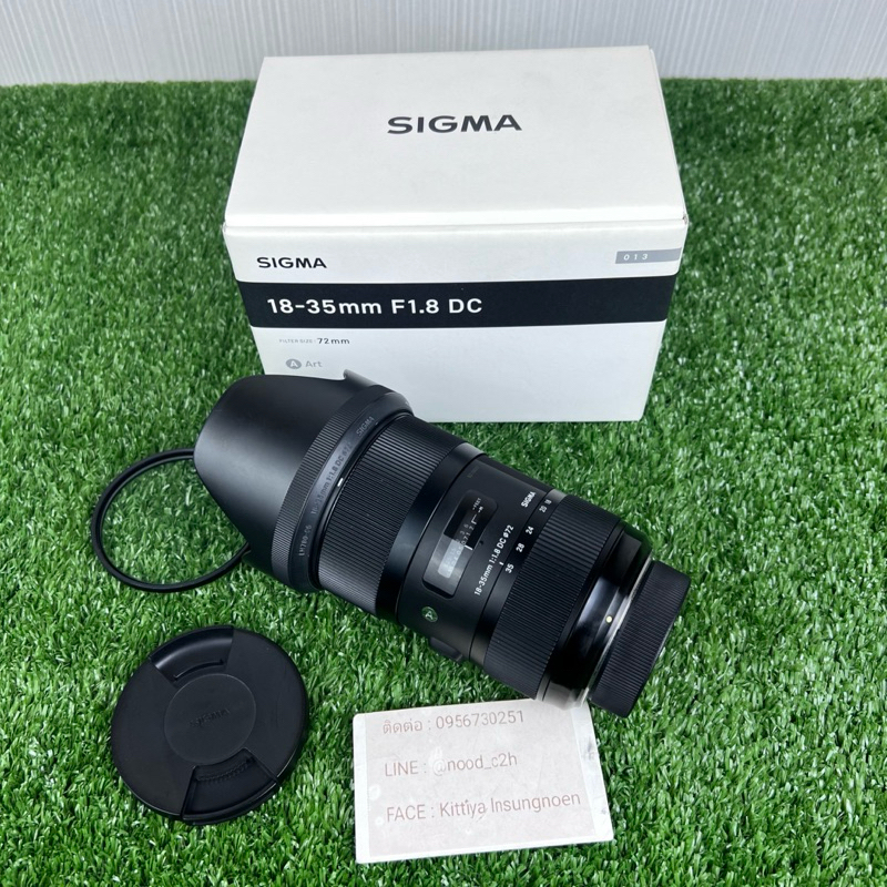 เลนส์ Sigma 18-35mm F1.8 DC สำหรับ Nikon หมดประกัน สภาพสวย | Shopee ...