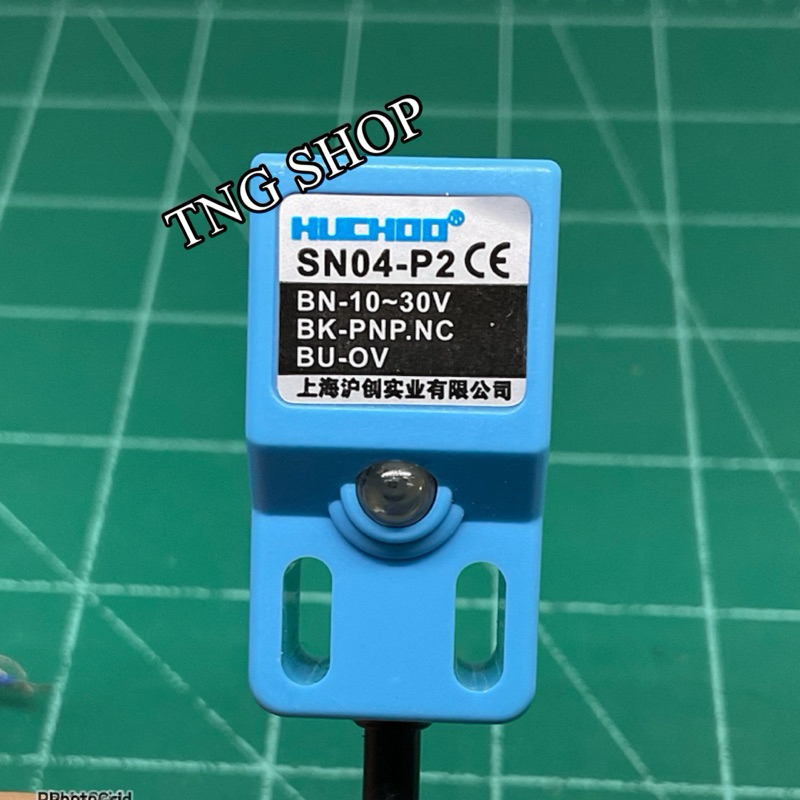 SN04-P2 PNP-NC 10-30VDC ปกติเปิด เจอโลหะ แล้วหยุด เซ็นเซอร์ตรวจจับโลหะ ...