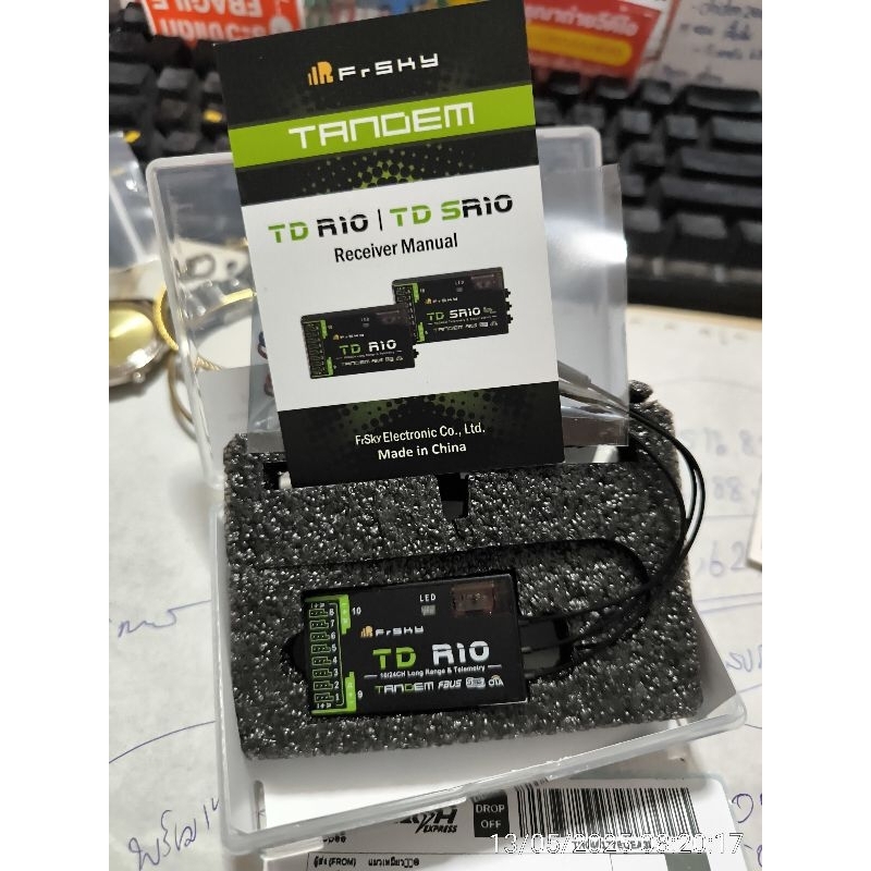 🇹🇭 FrSky TDR10 2.4G 900M Tandem Dual-Band Receiver TD R10 Receiver ...