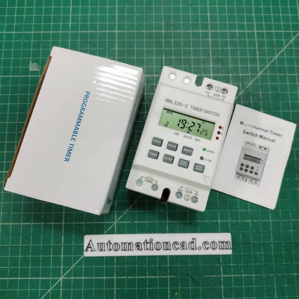 Timer Switch 2ch. 3ch. ไทม์เมอร์ NBL325-2 NBL325-3 นาฬิกาตั้งเวลาราย ...