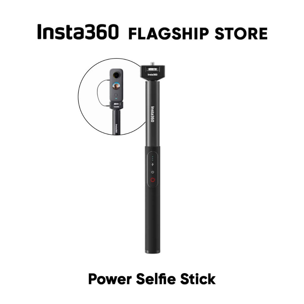 Insta360 ไม้เซลฟี่ Power Selfie Stick สำหรับ กล้อง แอคชั่น 360 มีแบตใน ...