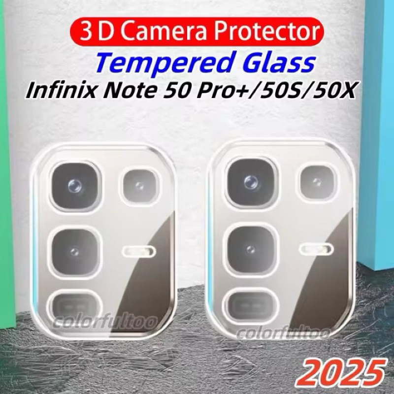 🇹🇭ฟิล์มป้องกันกล้องสำหรับ Infinix Note 50 + Note 50S Note50Pro Note50 กล้องคลุมทั้งหมด กระจกเทม ...