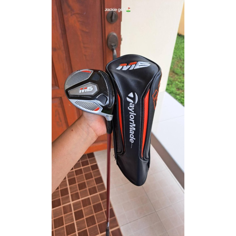 ไม้กอล์ฟ มือสองสภาพดี Taylormade M6 FW5 Loft 18' Flex S พร้อม Cover ...