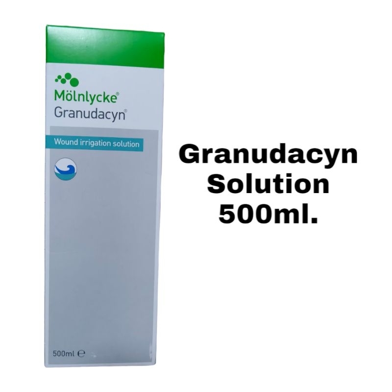 Granudacyn Solution กรานูดาซิน โซลูชั่นสำหรับล้างแผล ขนาด500ml. ราคาต่อ ...