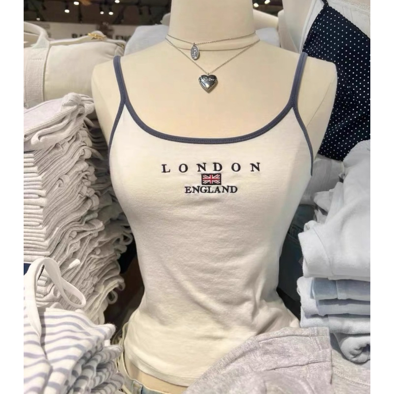 พรีออเดอร์ Brandy Melville ของแท้ 100% Skylar London England Tank NEW ...