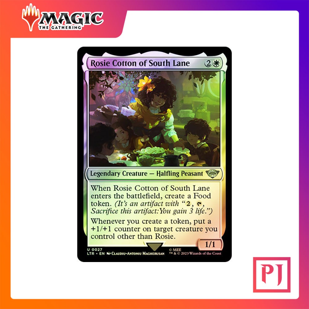 Mtg Rosie Cotton Of South Lane Ltr White Uncom Foil Eng การ ดเมจ ค Magic The