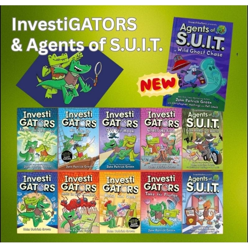 หนังสือชุด InvestiGATORS 11 เล่ม Comic Book หนังสือการ์ตูน ภาษาอังกฤษ ...