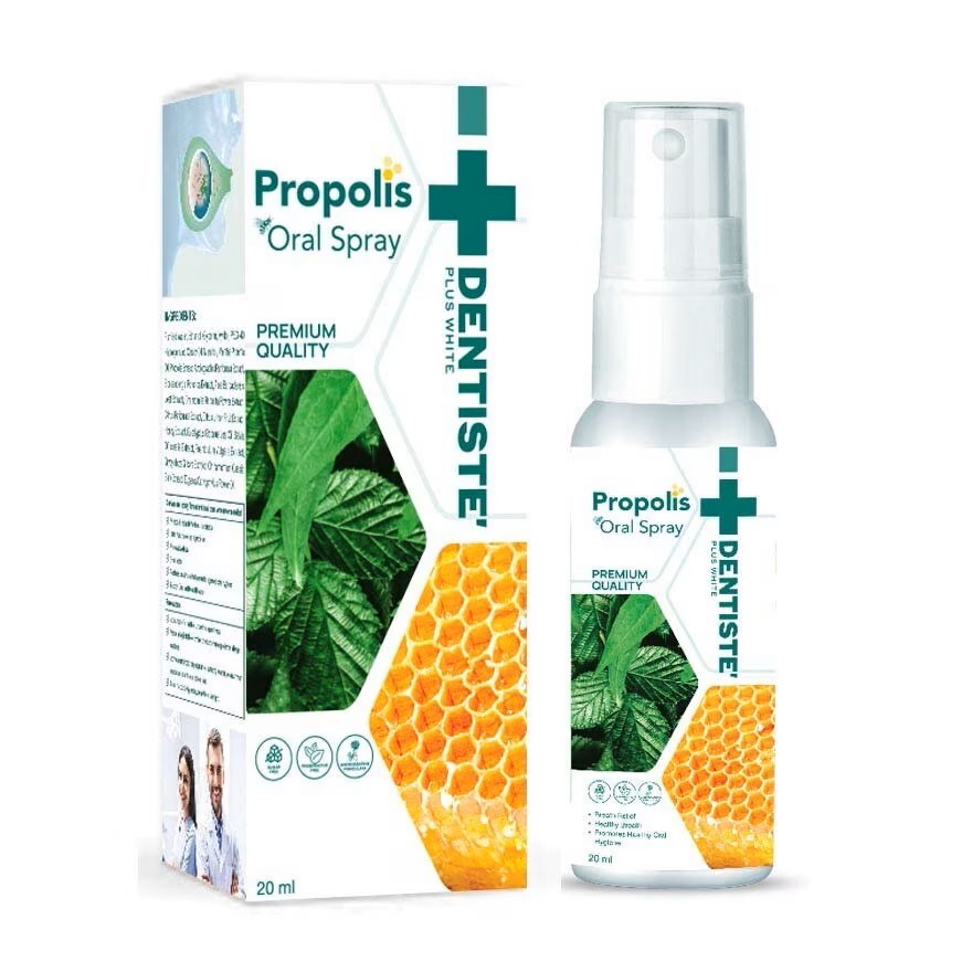 ^Dentiste Propolis Mouth Spray 20 ML.สเปรย์ฉีดช่องปากและลำคอ | Shopee ...