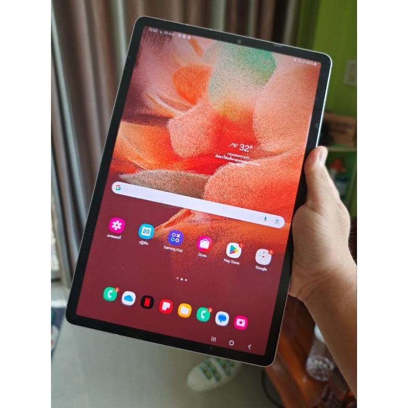 Samsung Galaxy Tab S7 Fe Lte จอ 12.4 นิ้ว 4/64 จอใหญ่สะใจลำโพงดีเด่น ดูหนังฟังเพลงเพลิน เครื่อง ...