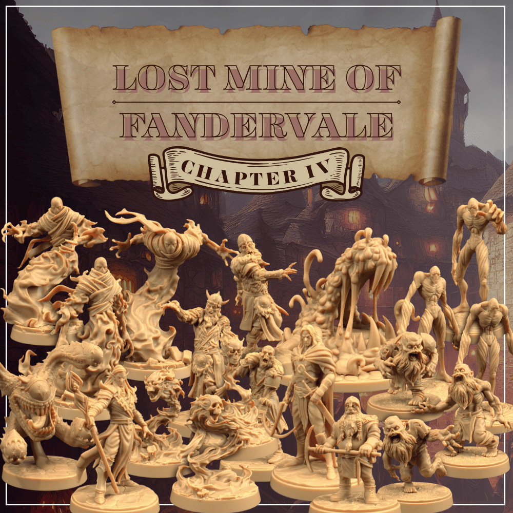 Lost Mines of Fandervale Chapter 4 - โมเดลสำหรับ DnD miniature,[Made to ...