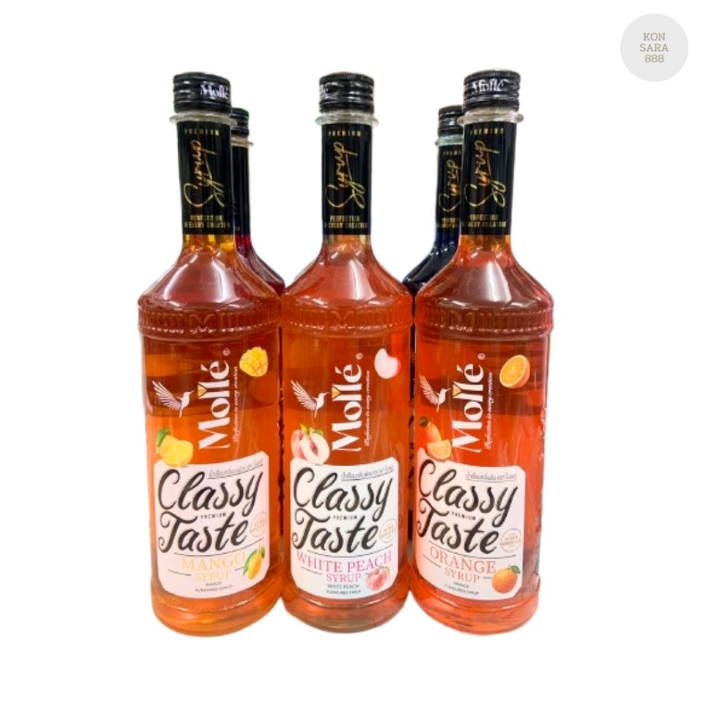 โมลเล่ ไซรัป น้ำเชื่อม กลิ่นผลไม้ Molle Syrup 710ml | Shopee Thailand