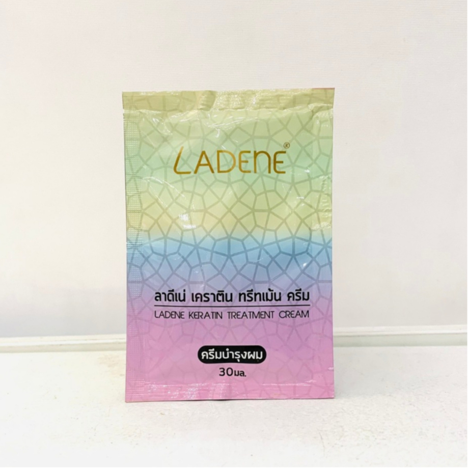 Ladene ลาดีเน่ เคราติน ทรีทเม้นท์ (ทรีทเม้นท์เคราตินบำรุงเส้นผมแบบซอง ...