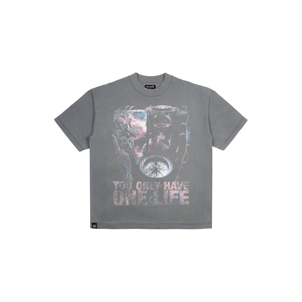 DM12 One Life Boxy T-Shirt Light Fade เสื้อยืด | Shopee Thailand