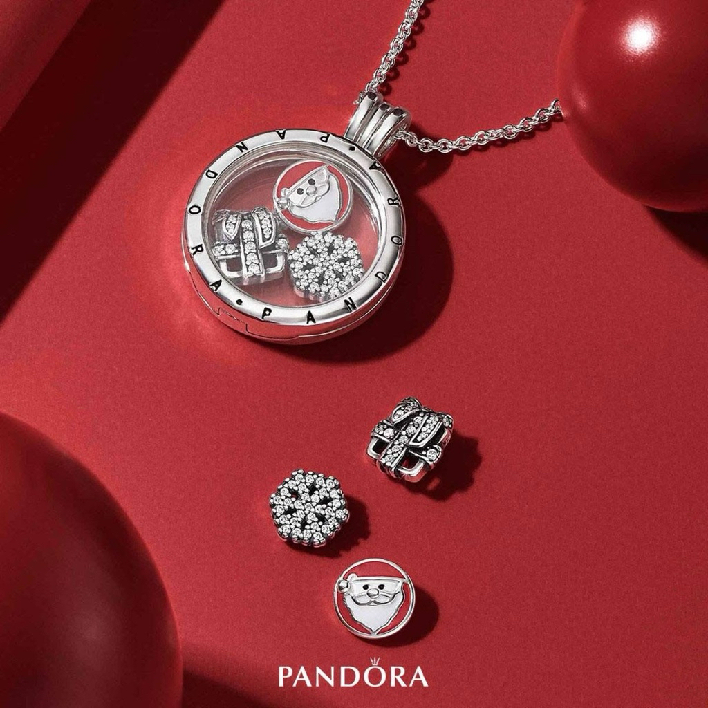 🌟ของแท้🌟 PANDORA Locket Necklace for X’MAS🎅🏻🎄 | Shopee Thailand