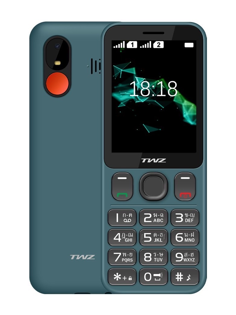 TWZ M5 โทรศัพท์มือถือ ปุ่มกด 4G จอใหญ่ 2.8 นิ้ว เปิดใช้งานได้ยาวนาน 8-10วัน รองรับ Type-C ...