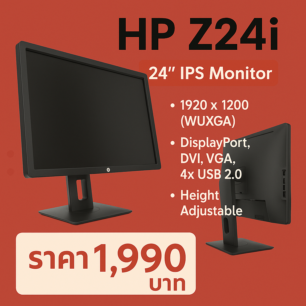 จอมอนิเตอร์ HP Z24i 24 นิ้ว IPS มือสอง ราคาถูก ใช้งานได้ดี | Shopee ...