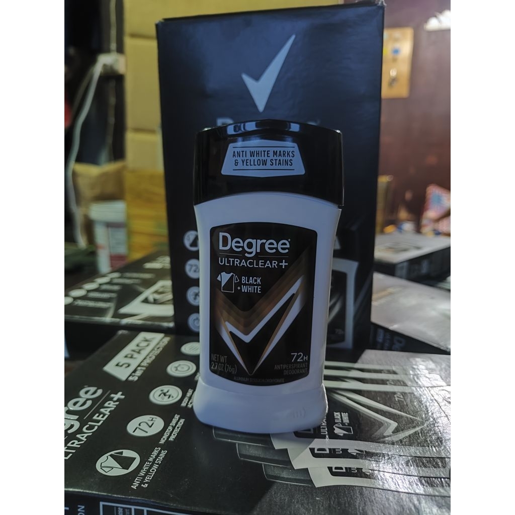 Degree ultra clear+ black&with 76gสูตรนำเข้า | Shopee Thailand