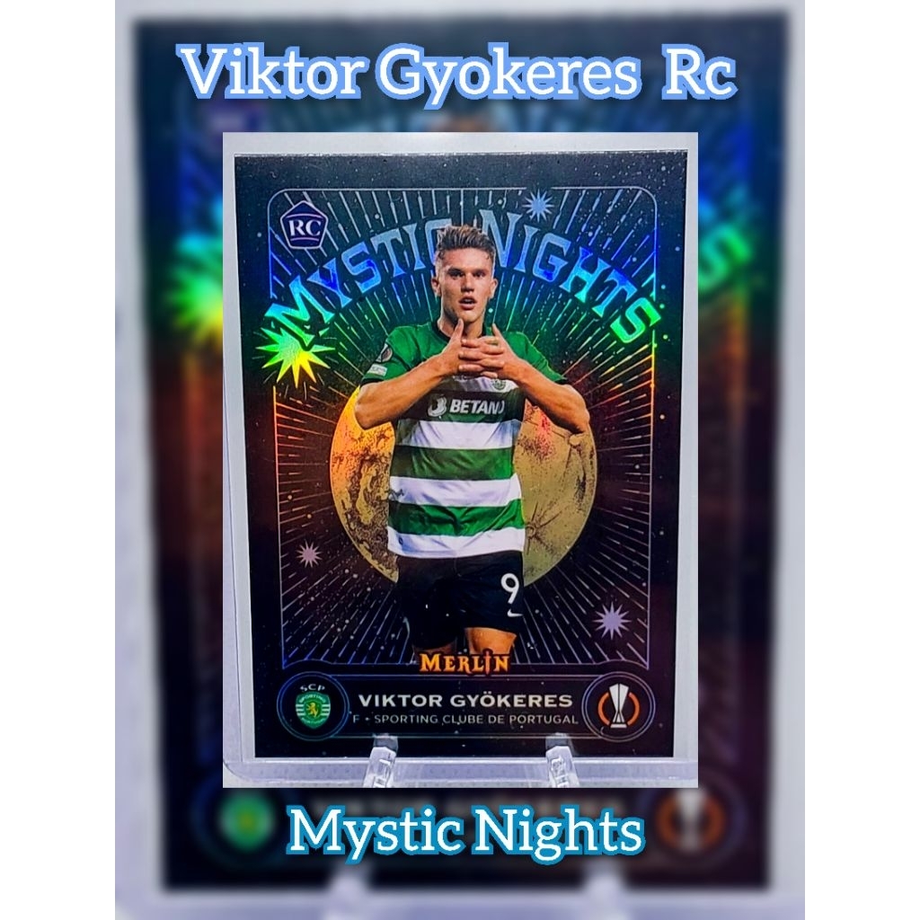 การ์ดฟุตบอลลิขสิทธิ์ 2023-24 Topps Merlin VIKTOR GYOKERES RC Rookie ...