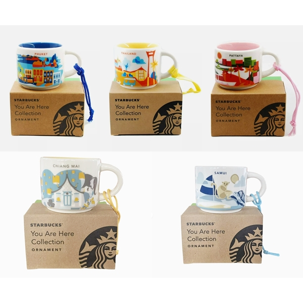 Starbucks Mug Coffee Ceramic YAH แก้วกาแฟเซรามิค You Are Here Pattaya ...
