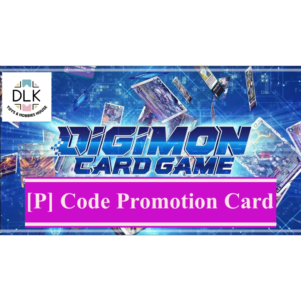 Digimon Card Game Promo ดิจิมอนการ์ดเกม รหัส P | Shopee Thailand
