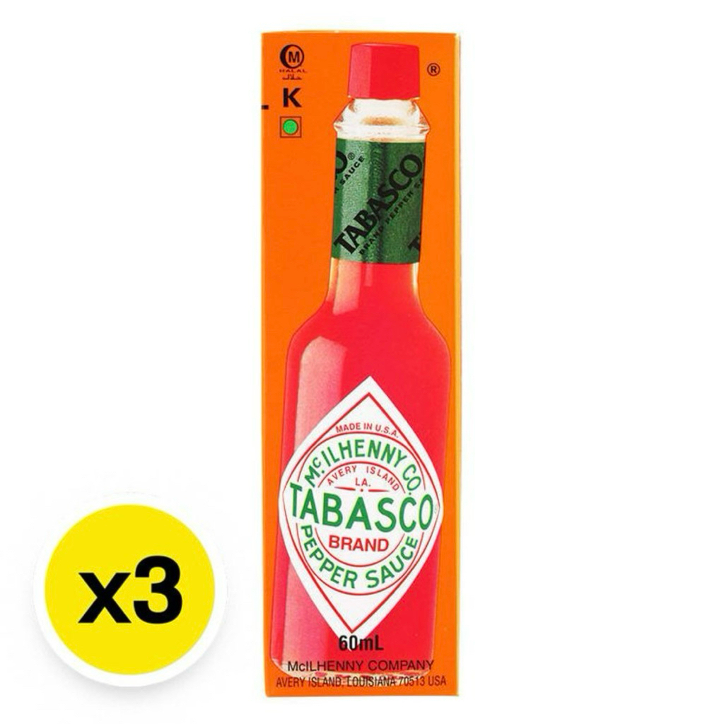 ซอสพริก 60มล (3ขวด) ทาบาสโก Tabasco ซอส | Shopee Thailand