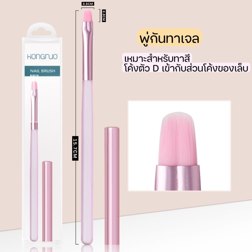 HONGNUO พู่กันเพ้นท์เล็บ ทาเจล Liner brush ขนแปรงนุ่มลื่น | Shopee Thailand