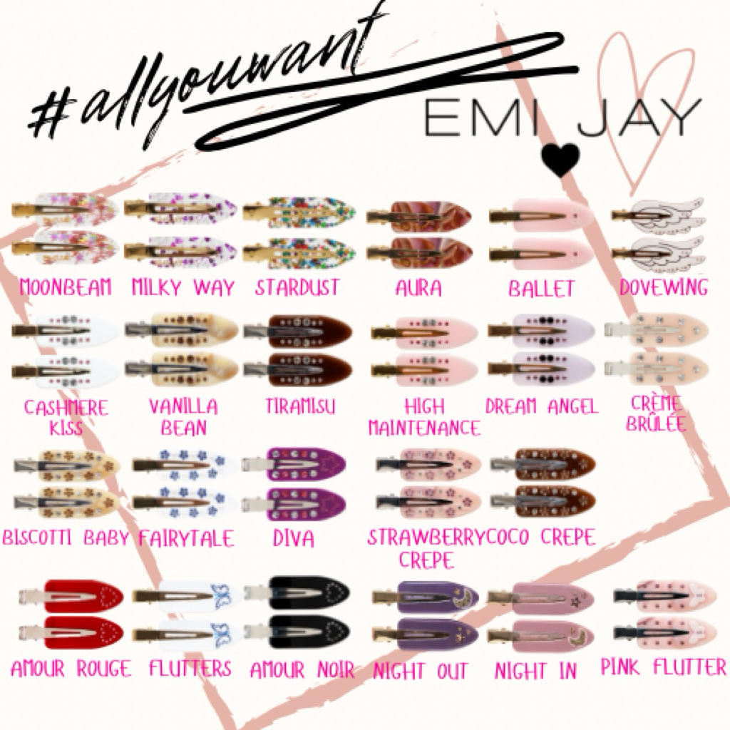 (แบบใหม่ Update May.2025) ของแท้ 100% พร้อมส่ง Emi Jay - Popstar Clips (1คู่) | Shopee Thailand