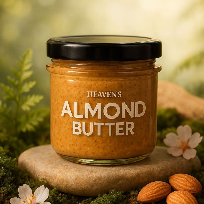 เนยถั่วอัลมอนด์คลีน 100% Almond Butter CLEAN 100% | HEAVENSFOODS ...