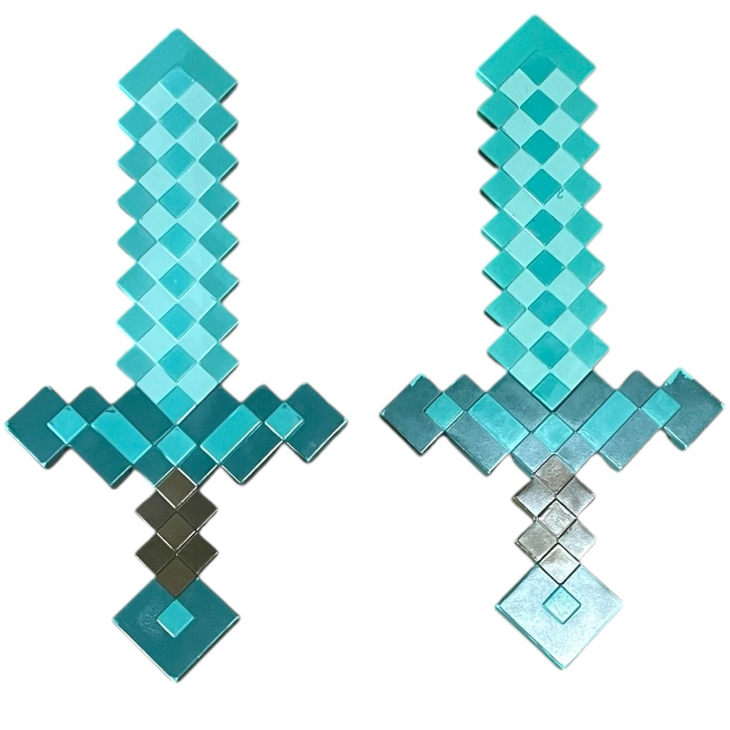 Minecraft Kids Play Foam Diamond Toy Sword แท้2อัน | Shopee Thailand