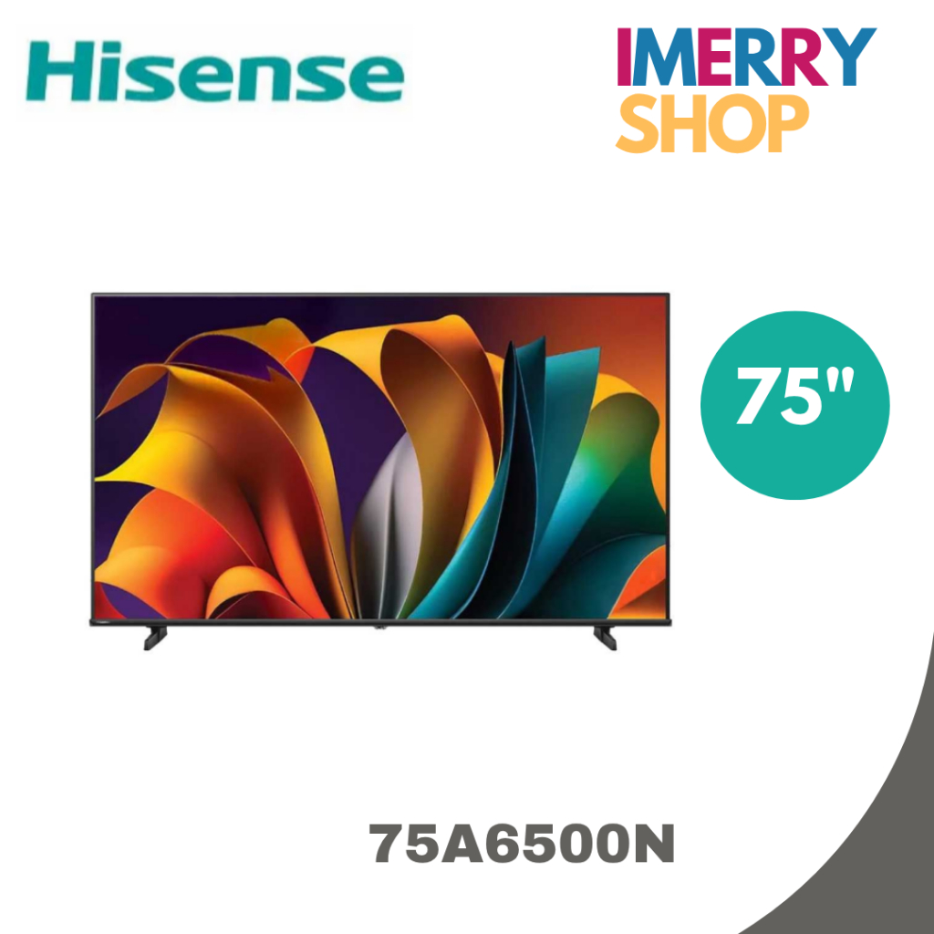 HISENSE 4K UHD LED Google TV 75 inches Model 75A6500N | Shopee Thailand