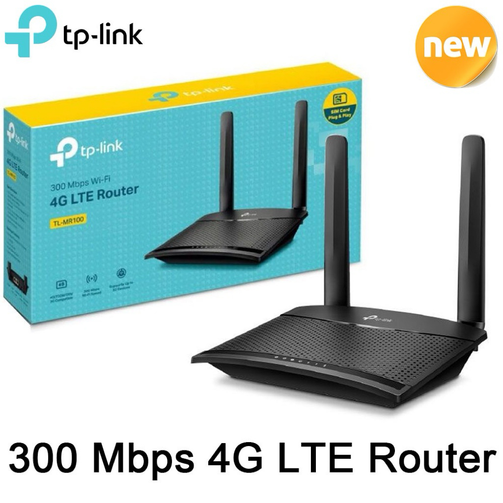 TP Link TL-MR100 300 Mbps Wireless N 4G LTE Router MR100/ivoryitshop ...