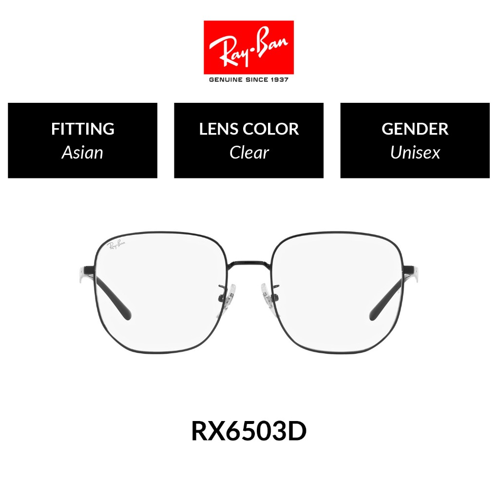 RAY-BAN VISTA - - RX6503D - Eyeglasses แว่นสายตา | Shopee Thailand
