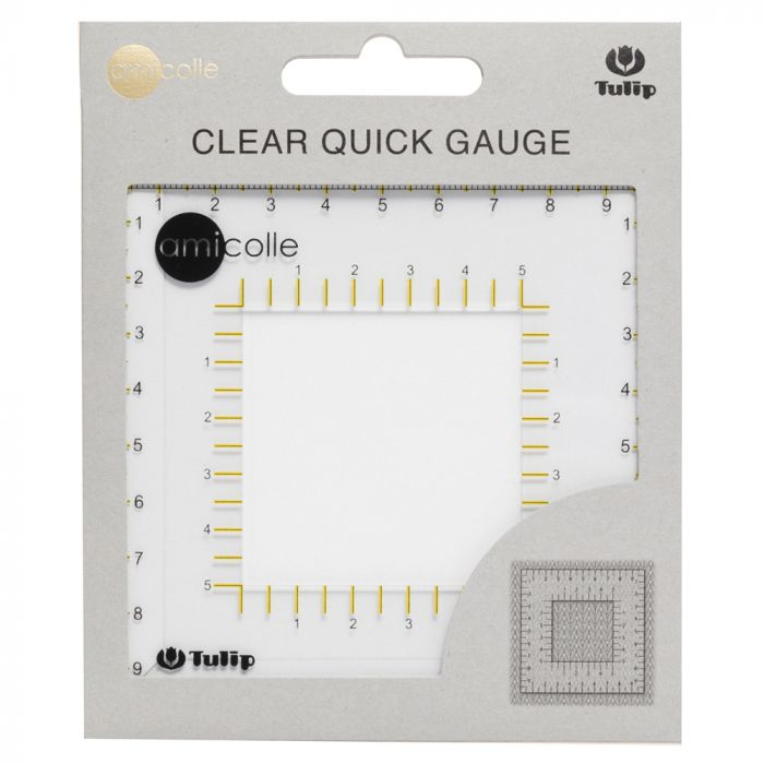 Tulip AC-052 ไม้บรรทัด CLEAR QUICK GAUGE สำหรับ knitting | Shopee Thailand