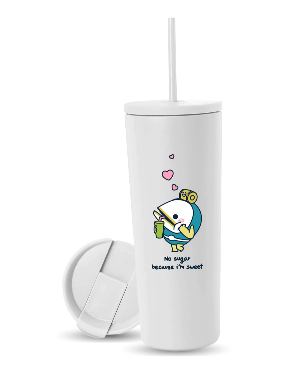 [Plapla-TootooxMerchmaker] Straw Tumbler แก้วทัมเบลอร์ มีหลอด 710 ml พร้อมหลอด แก้วเก็บความเย็น ...