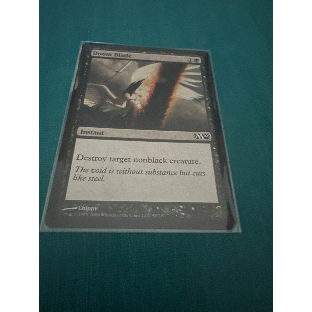 Doom Blade การ์ด Magic The Gathering MTG ของแท้ จากชุด Magic 2010 ...