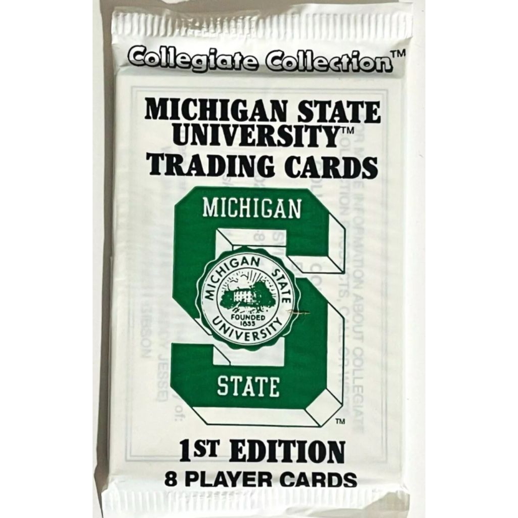 (Sealed Pack) ซองสุ่มการ์ดนักกีฬา MICHIGAN STATE SPARTANS TRADING CARDS ...