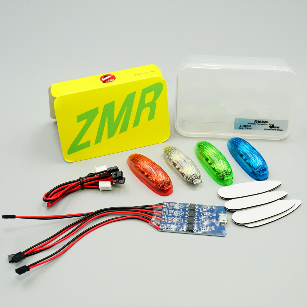 ZMR EASY LIGHT ขาว-แดง-เขียว-ฟ้า ไฟติดปีกเครื่องบิน ไร้สาย | Shopee ...