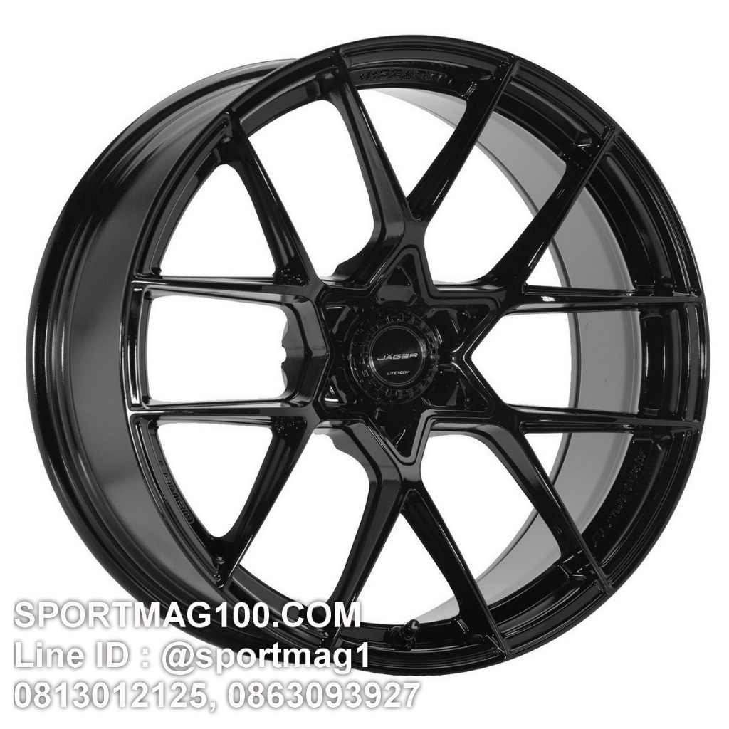 ล้อแม็กซ์ Lenso Jager Astra LITETECH+ ขอบ18นิ้ว 6รู139 สีดำเงา กว้าง9 ...
