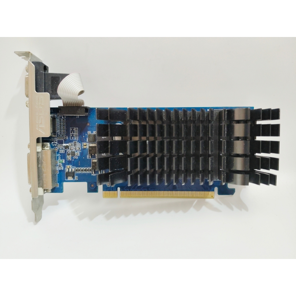 การ์ดจอ ASUS GeForce 210 Silent Low 1GB ไม่ต่อไฟเพิ่ม HDMI,VGA,DVI | Shopee Thailand