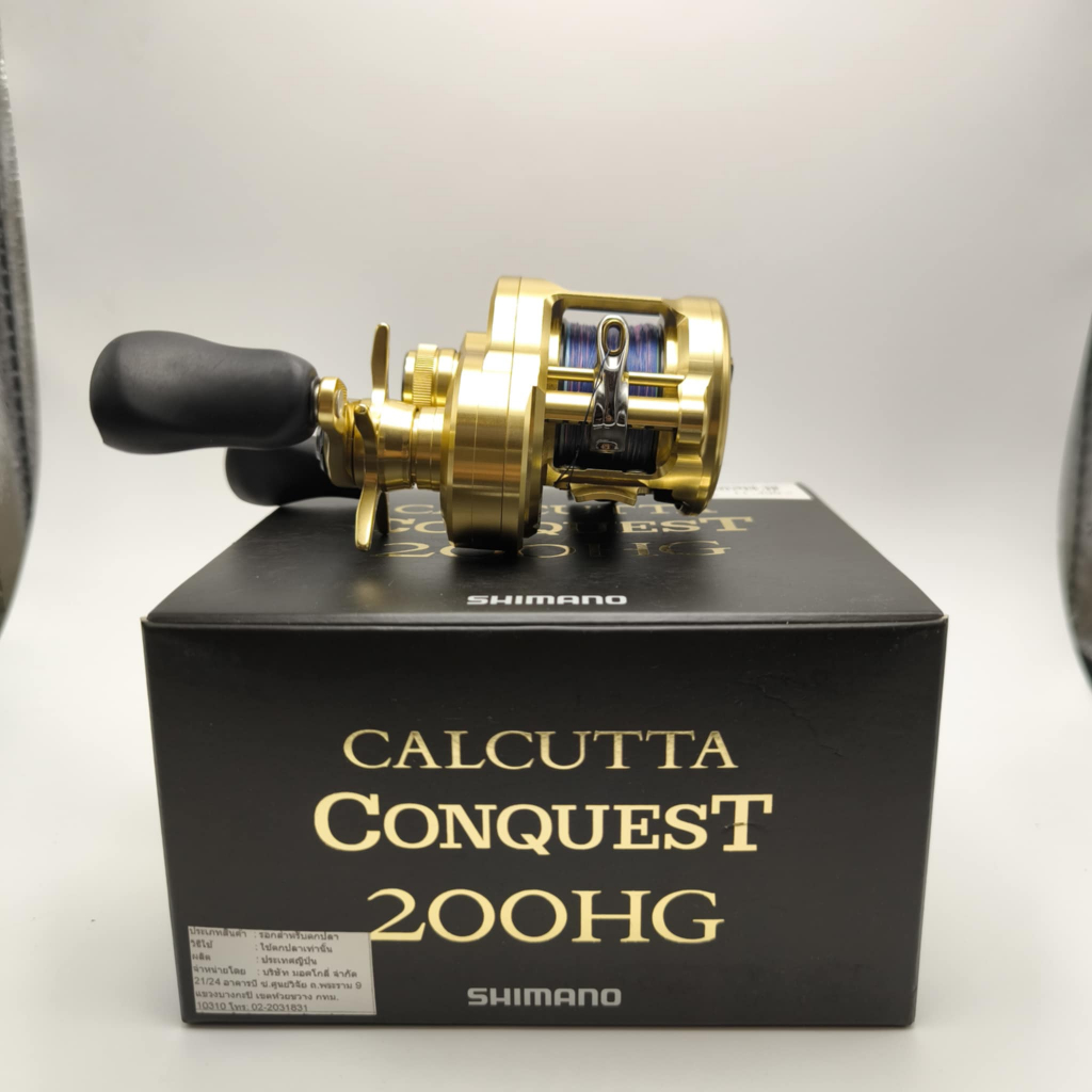 สินค้ามือสอง!! รอกตกปลามือสอง!! SHIMANO 21 CALCUTTA CONQUEST 200HG | Shopee Thailand