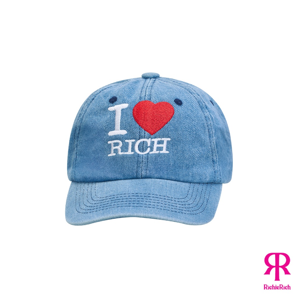 RICHIERICH By TandT - I LOVE RICH CAP - I LOVE RICH EMBROIDERED BLUE ...