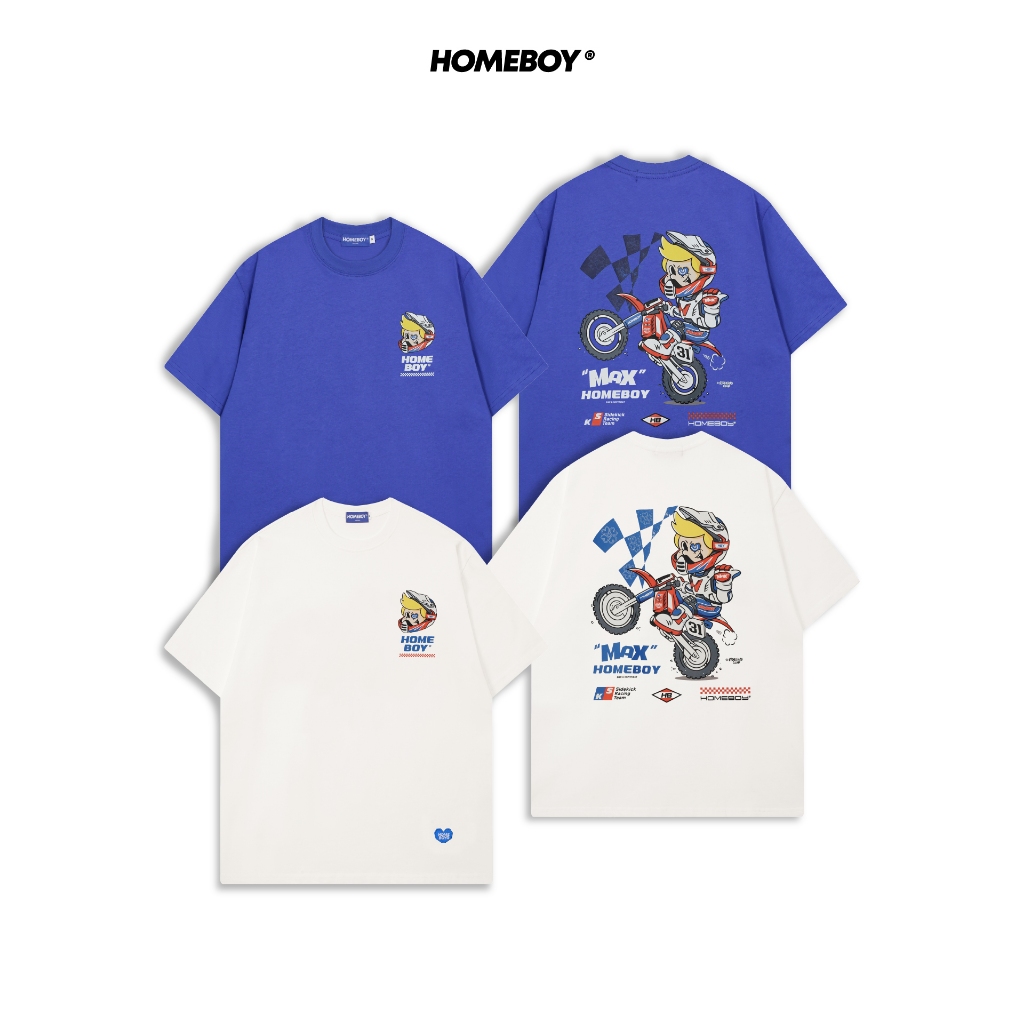 ️[ส่งเร็ว กทม. 1 วัน] ️HOMEBOY เสื้อ UNISEX รุ่น HB.MAX.MOTOCROSS ...