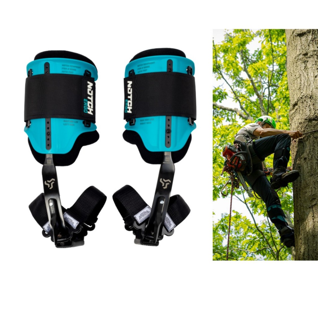 Ergo climber NOTCH Equipment รองเท้าปีนต้นไม้ ขาเหล็กปีนต้นไม้ สเปอร์ ...