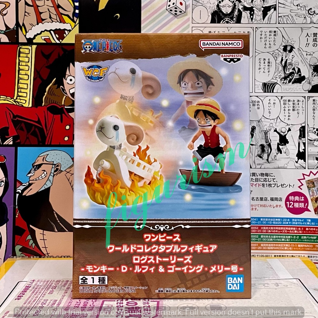 🔥 WCF Log Stories Monkey D. Luffy & Going Merry one piece วันพีซ 🔥 แท้ ...