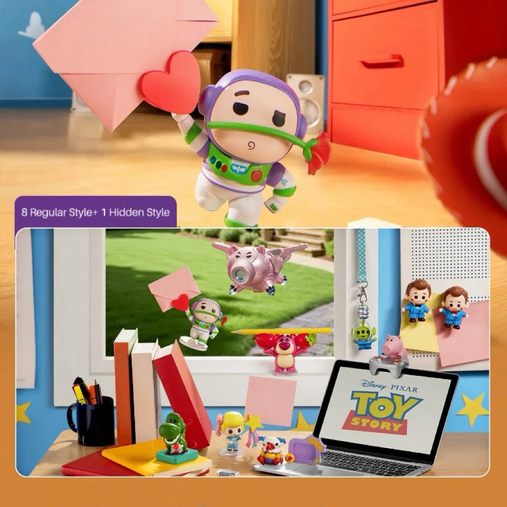 💥สินค้าพร้อมส่ง💥 กล่องสุ่ม Miniso Disney Pixar Toy Story Life of Toys ...