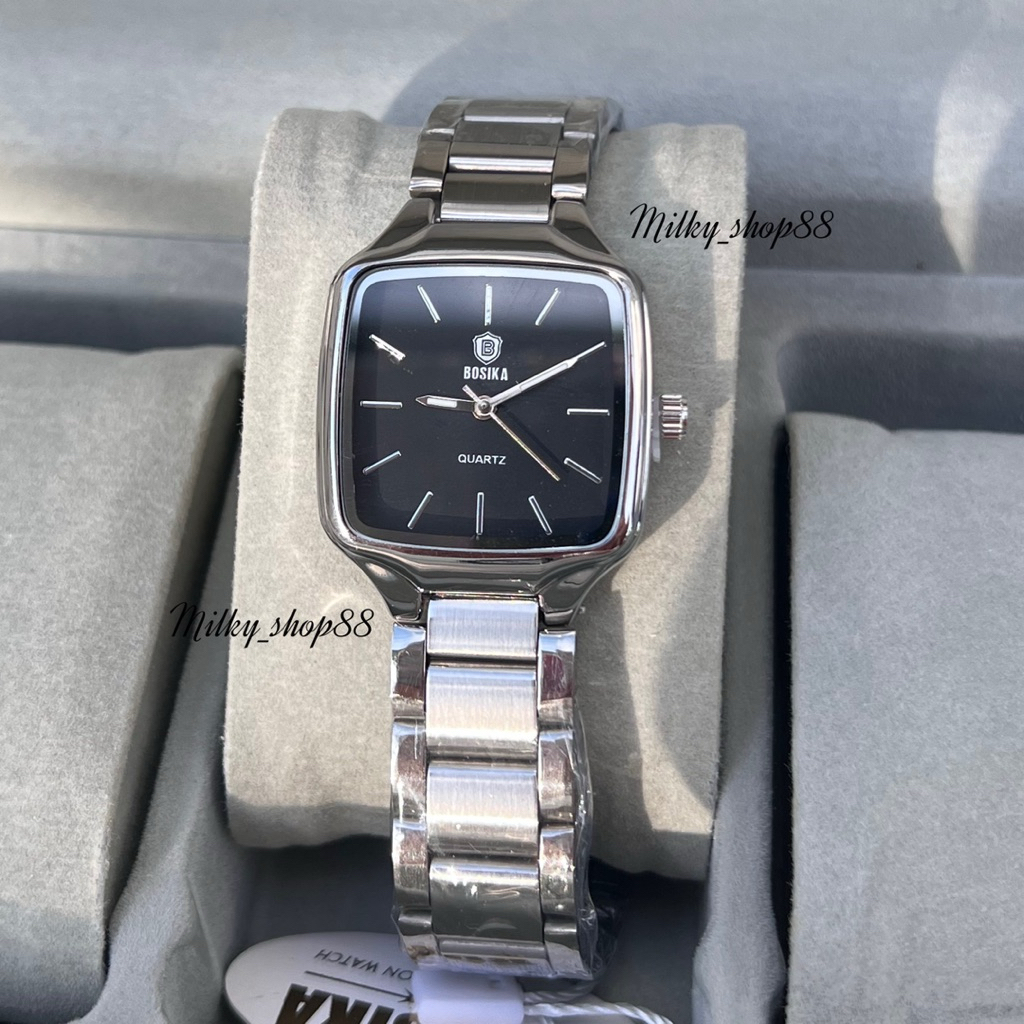 (M55) New Collection นาฬิกา BOSIKA รุ่น ใหม่ล่าสุด หน้าปัดทรงเหลี่ยม ...