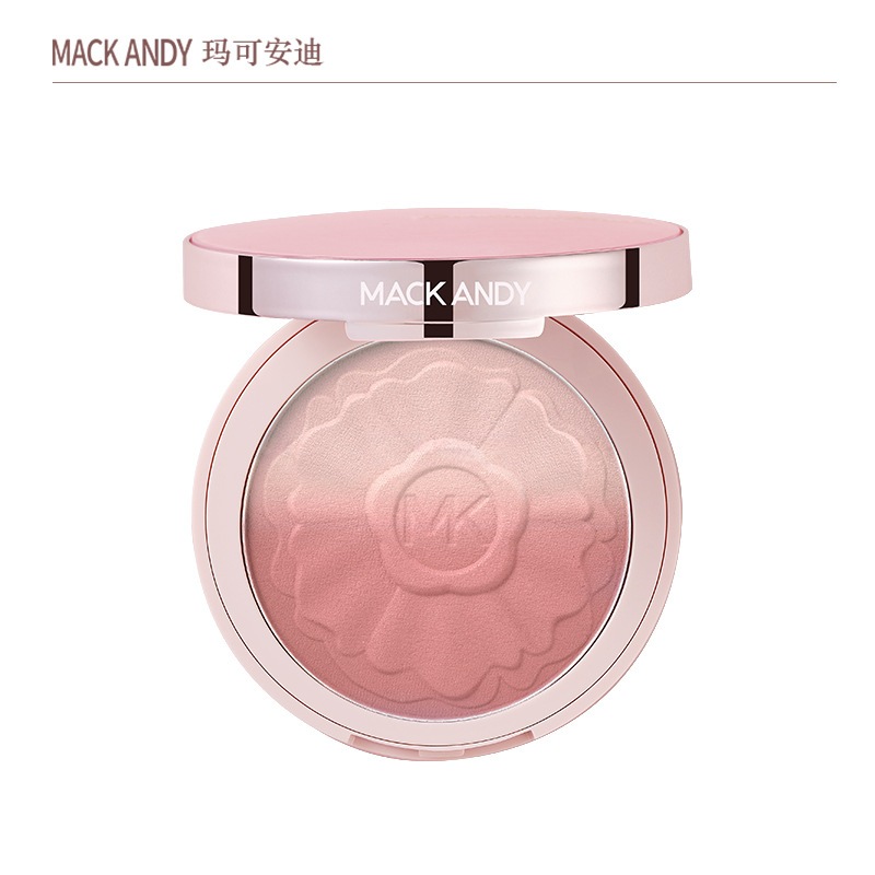 Mack ANDY บลัชออนทูโทน กันน้ำยาวนานสีเรนเดอร์สไตล์เกาหลีสีชมพูแต่งหน้า ...
